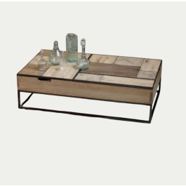 Espace Topper - Table basse relevable Patchwork