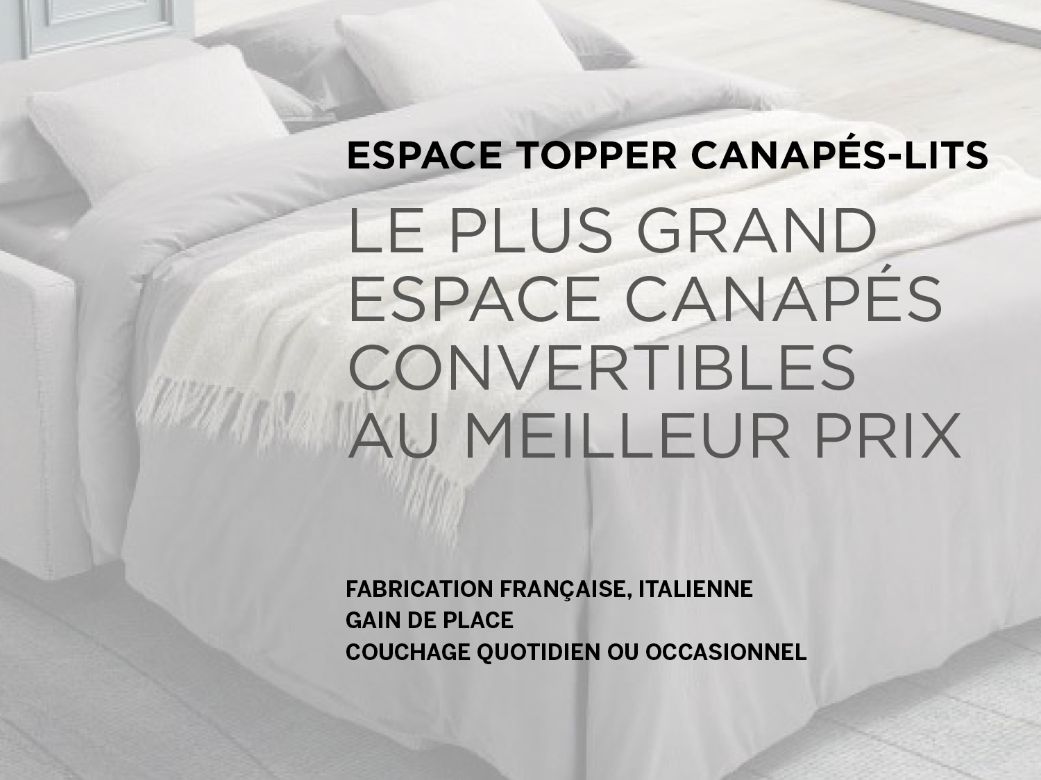 Espace Topper - Espace Topper - Nos offres